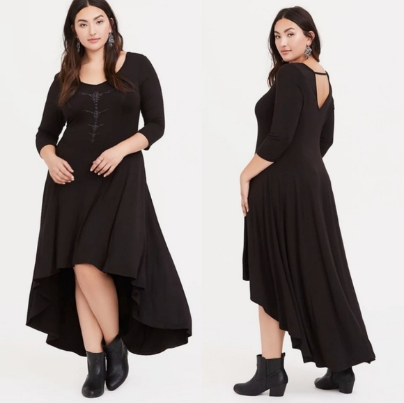 torrid | Dresses | Torrid Disney Her Universe Black Maleficent Witchy ...